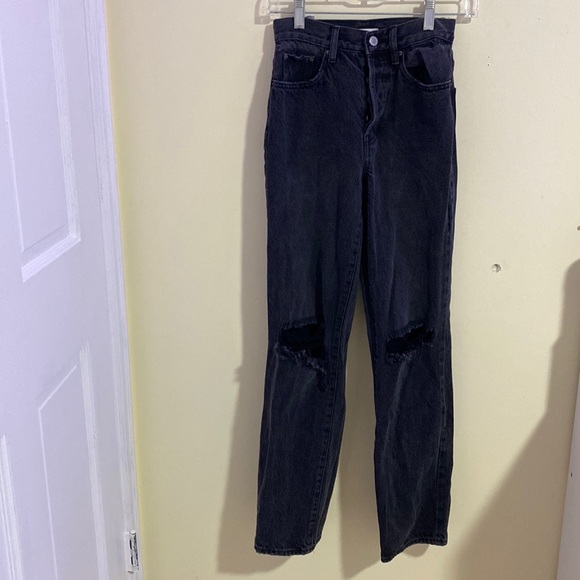 PacSun | Jeans | Slightly Ripped Black Dad Jeans | Poshmark